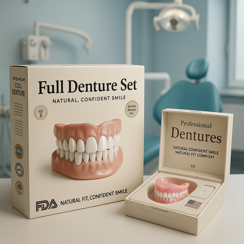 𝐇𝐢𝐝𝐨𝐧𝐞® 🦷Advanced Customized Full Denture Set🦷 (🔥10,000+ Sold In Last ...